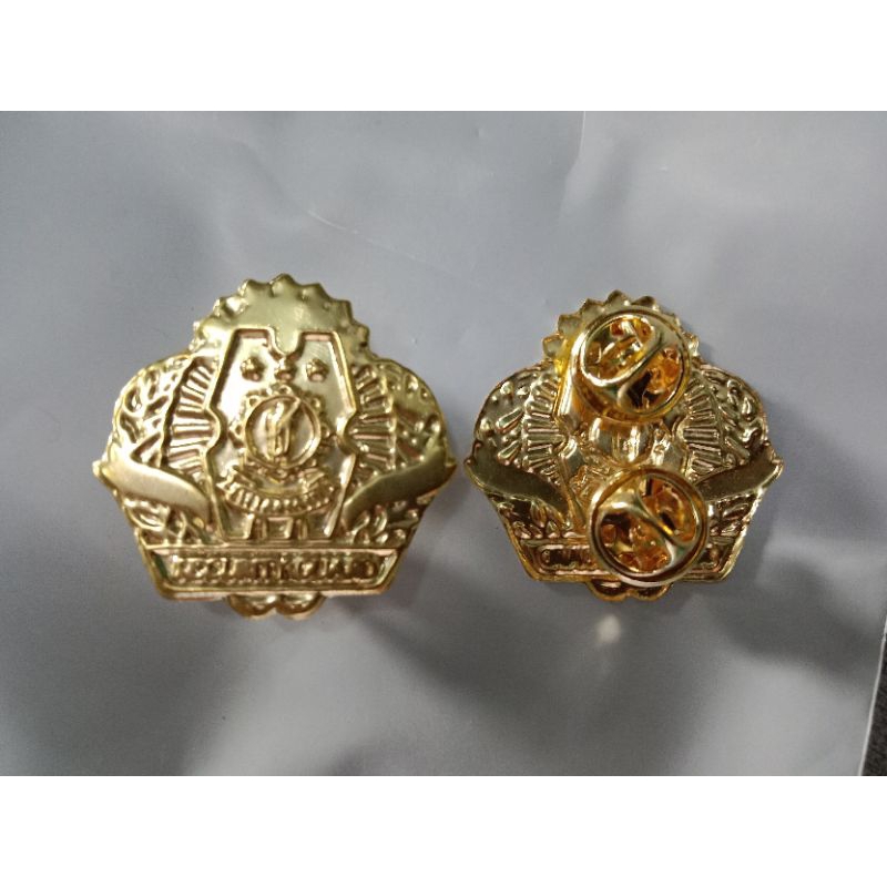Collar clip plain gold collar pin for security guard | Shopee Philippines
