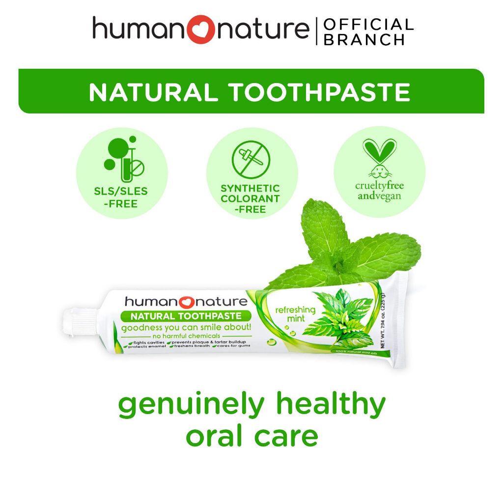 Human Nature Natural Toothpaste | Shopee Philippines