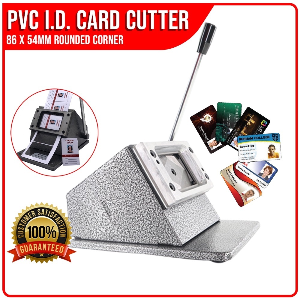 Card Cutter PVC Photo Die Cutter 86*54mm Rounded Corner Heavy Duty Die ...