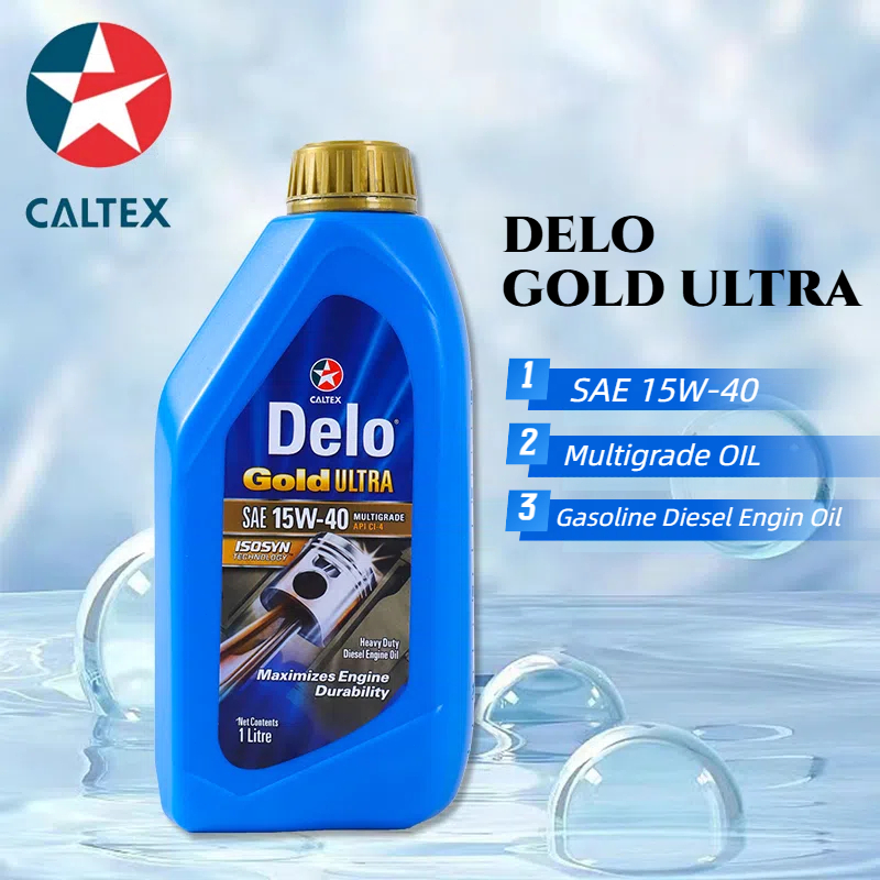 Caltex Delo Gold Ultra SAE 15W40 1L Four-stroke Multigrade Heavy Duty ...