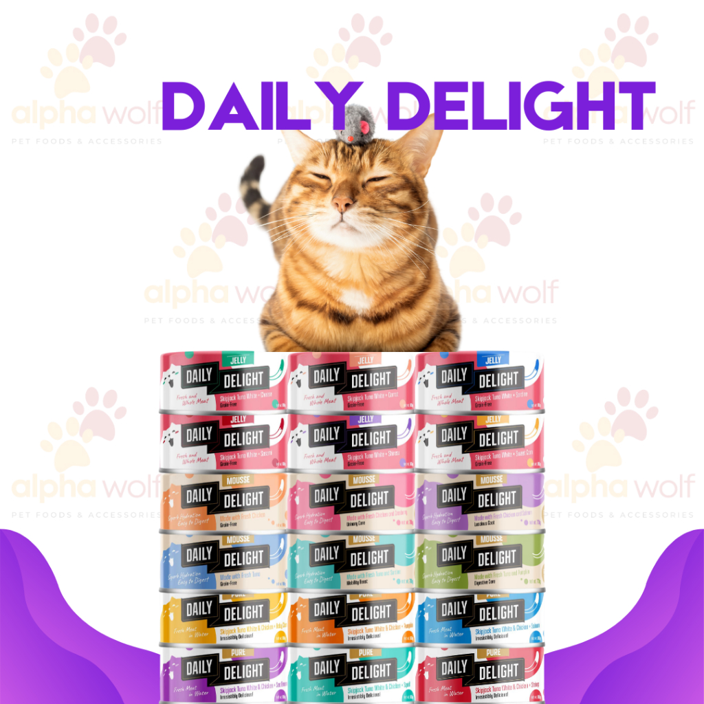 Daily Delight PURE SERIES Wet Cat Food 80g | Shopee Philippines