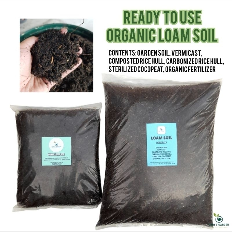 ORGANIC LOAM SOIL READY TO USE (2 KILO - 5 KILO) | Shopee Philippines
