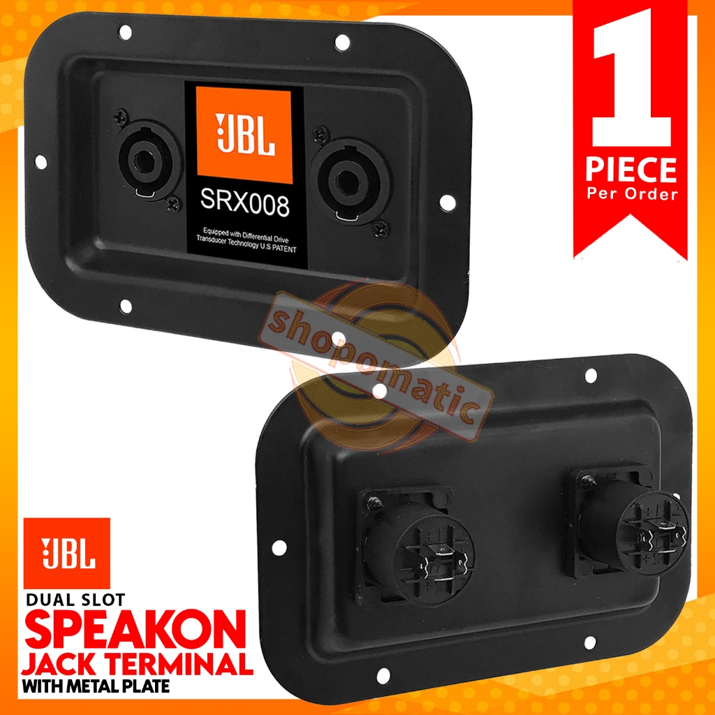 JBL Dual Speakon Jack Terminal With Metal Plate Heavy Duty | Shopee ...
