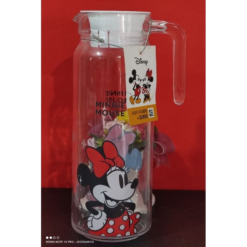 Minnie Mouse Pitcher Glass DISNEY | Shopee Philippines