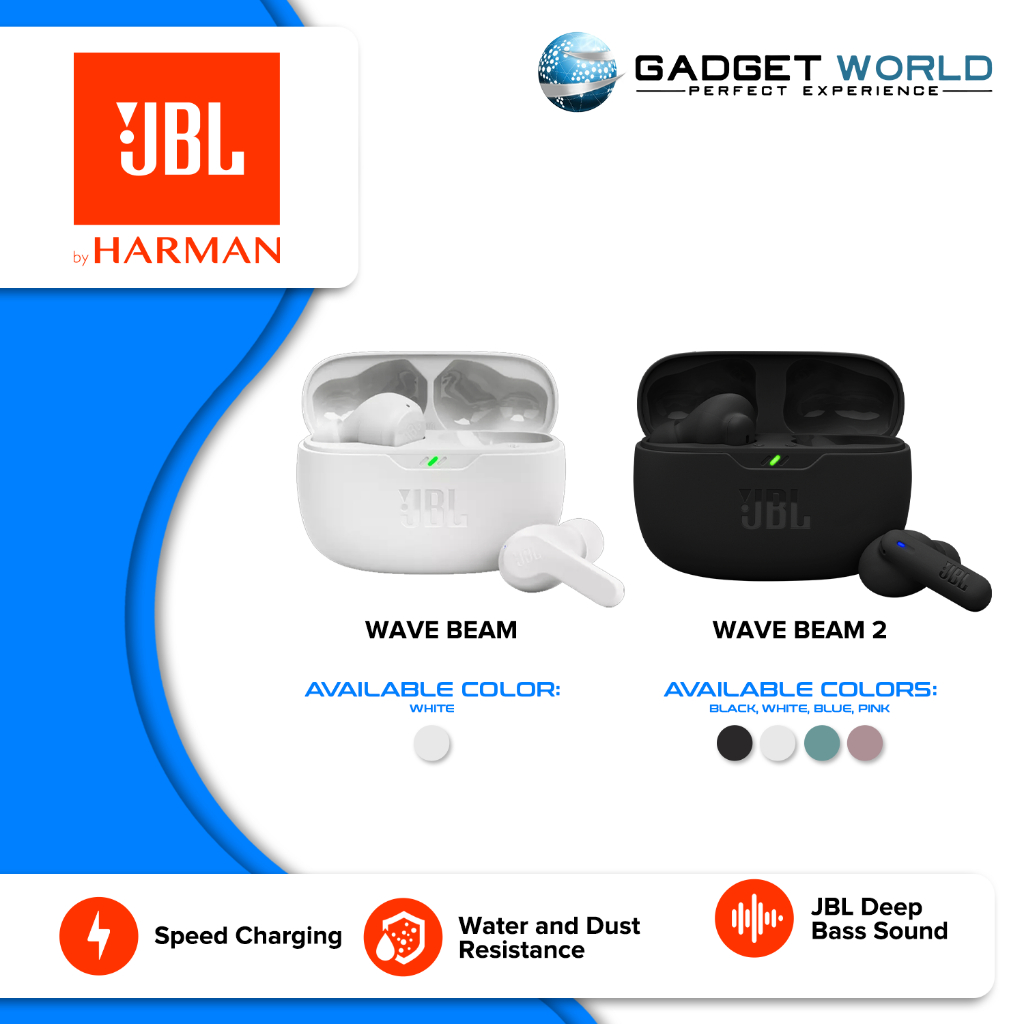 JBL Wave Beam / Wave Beam 2 True Wireless Earbuds | Shopee Philippines