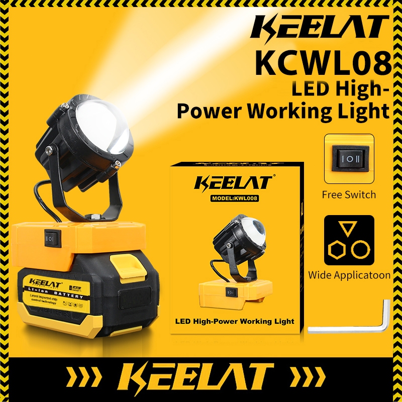 KEELAT KCWL08 50W High power working light Fishing light spotlights are ...