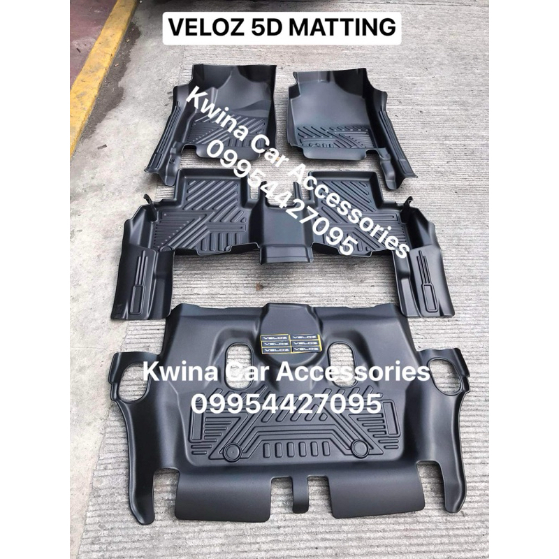 TOYOTA VELOZ 5D FULLY EXTENDED DEEP DISH MATTING | Shopee Philippines