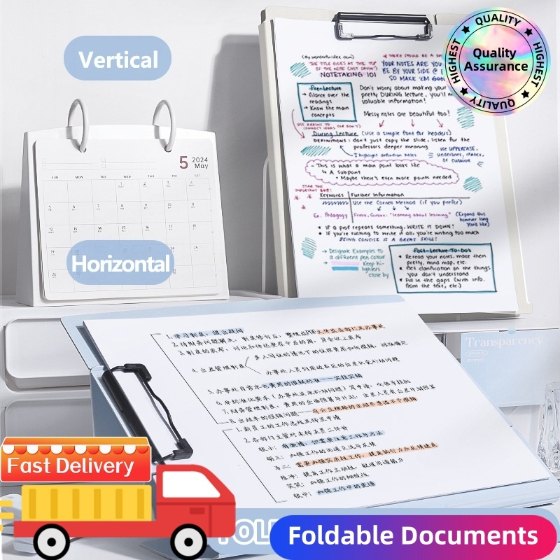 Foldable Documents Clipboard Multi-Function Writing Folder Long Folder ...
