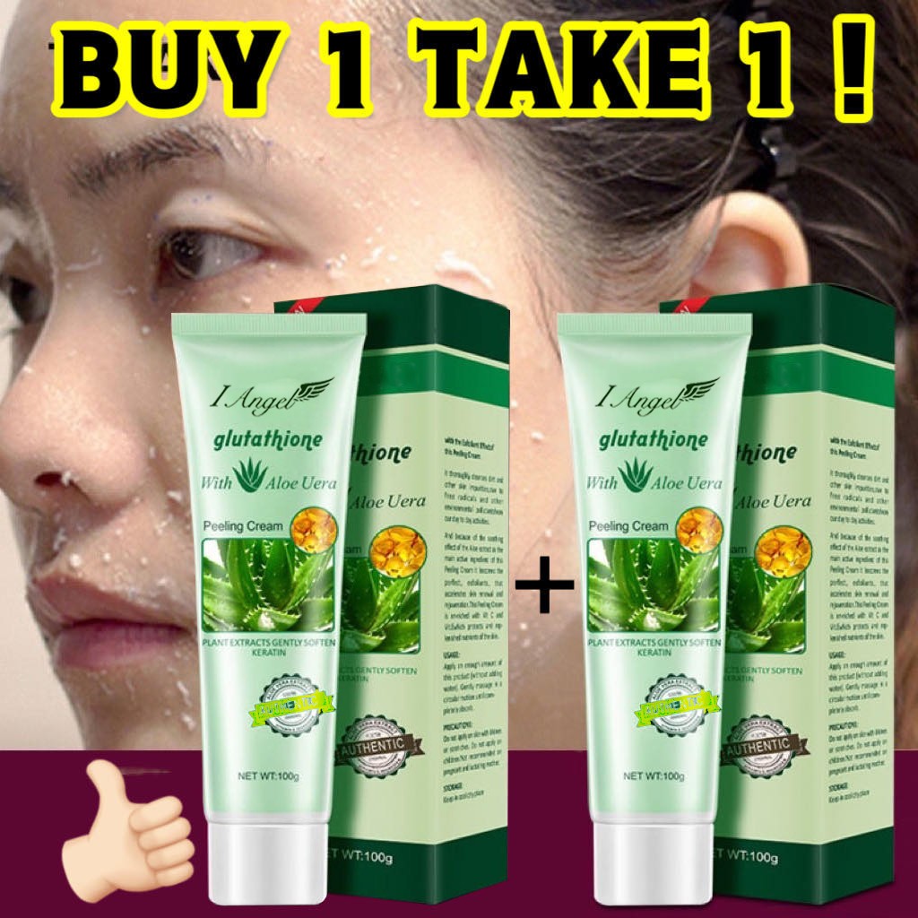 [Buy 1 Take 1] I Angel Glutathione with Aloe Vera Magic Peeling Cream ...
