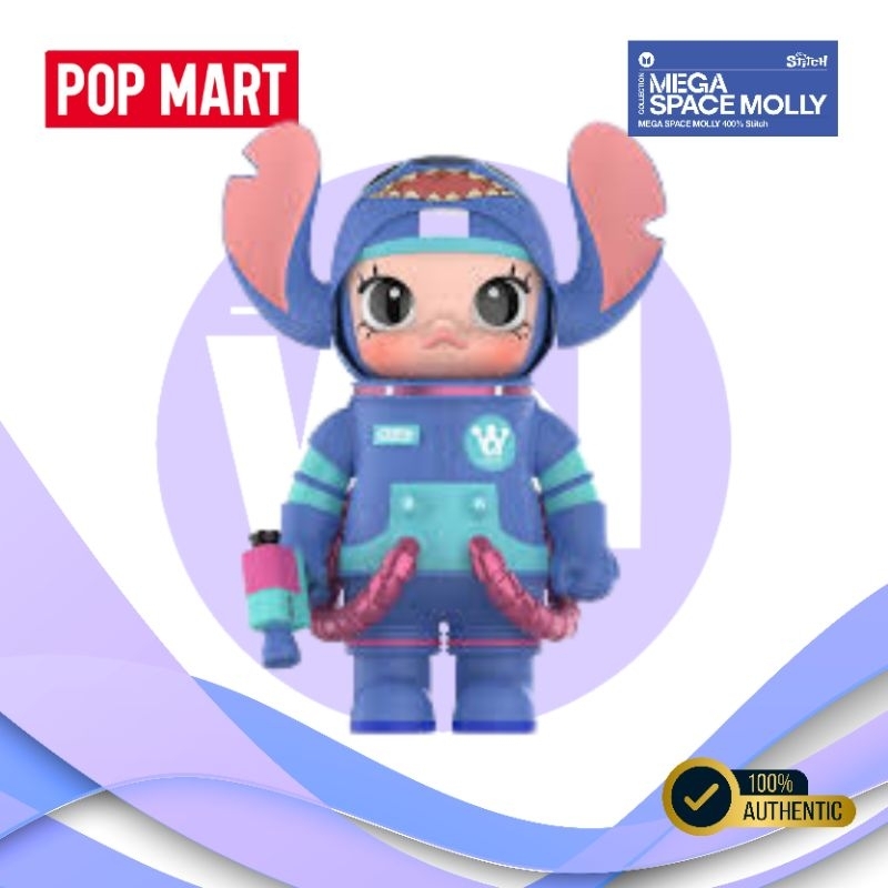 POP MART AUTHENTIC MEGA SPACE MOLLY STITCH 400% | Shopee Philippines