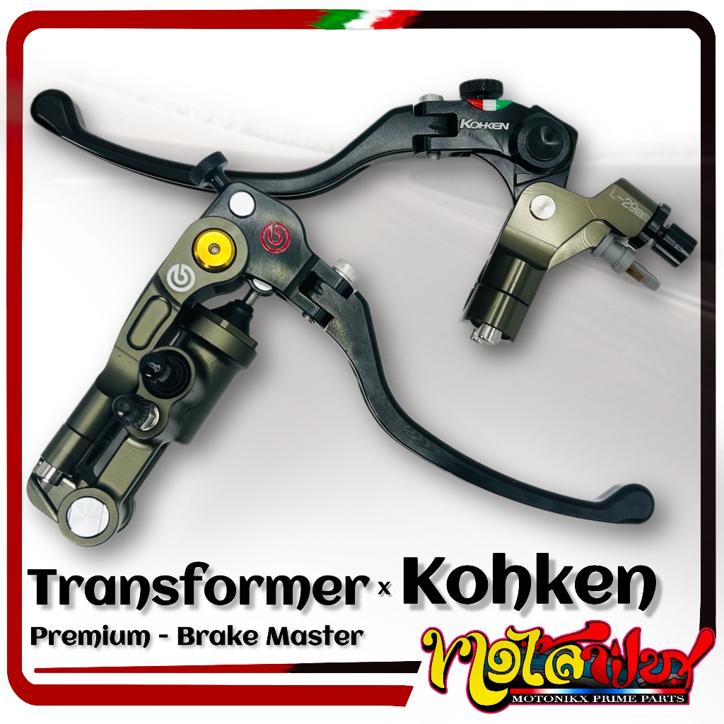 Transformer x Kohken Brake/Clutch - Mio, Click, Raider, Sniper, Aerox ...