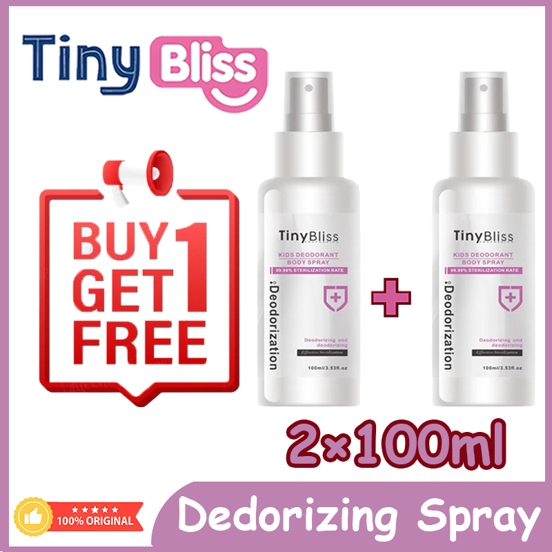 BUY 1 TAKE 1 Tiny Bliss KIDS Deodorant Spray Antiperspirant Underarm 99 ...