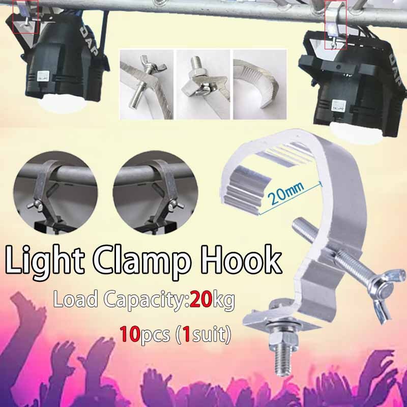 10pcs LED Light C Lamp Hook Aluminum Alloy Stage Light Clamp Hook For ...
