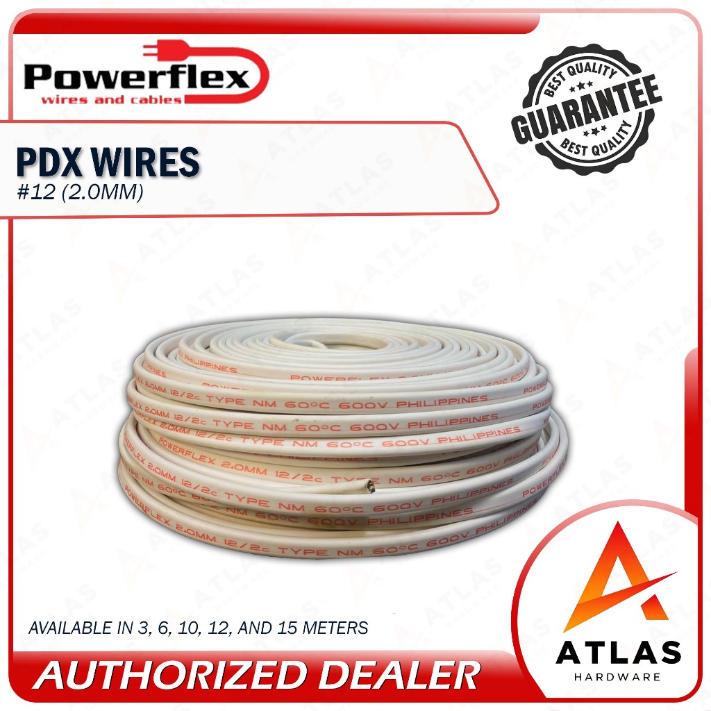 PDX Electrical Wires #12 (2.0mm) Sold per Meters | Shopee Philippines