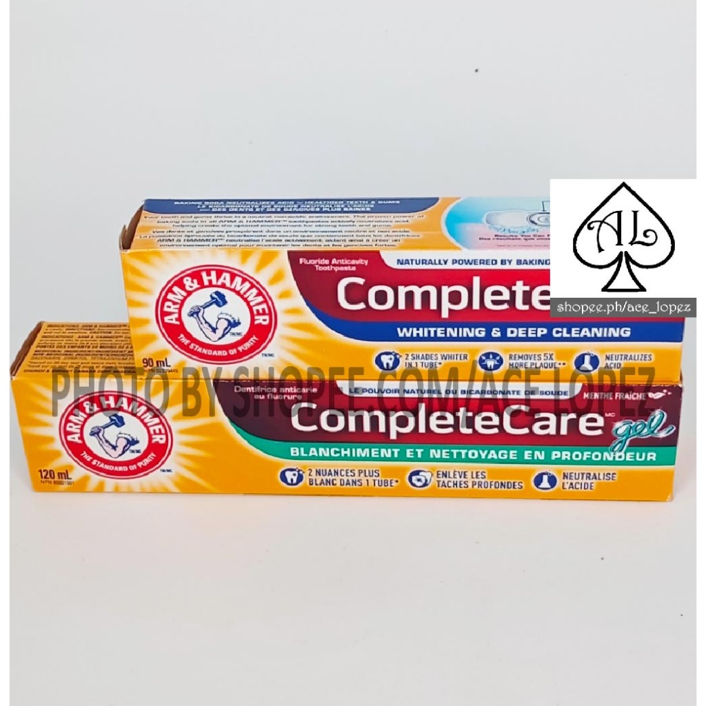 Arm & Hammer Complete Care Toothpaste Fresh Mint 120ml and 90ml Canada ...