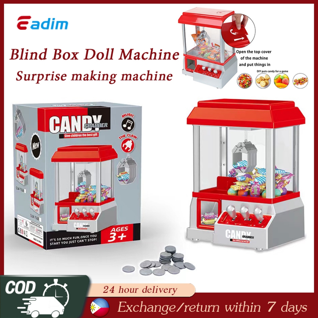 Game Clip Doll Grabber Catcher Arcade Game Machine Candy Grabber Claw ...