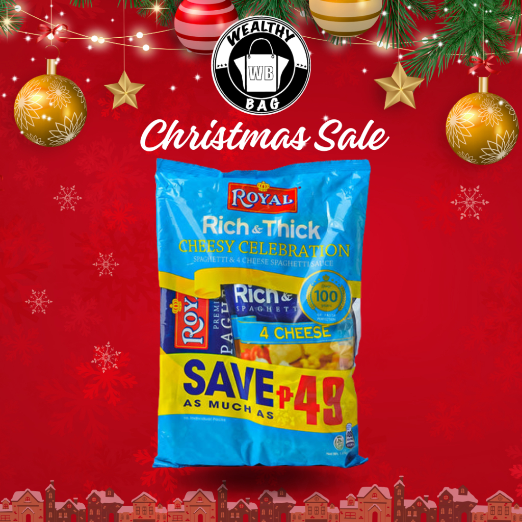 Royal Spaghetti and Four Cheese Sauce 1 kilo (Bday Spaghetti,Christmas ...