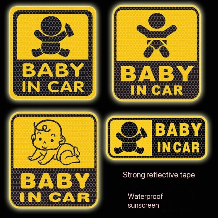 1pc Baby in car sticker/kids on board diamond car window stickers baby ...