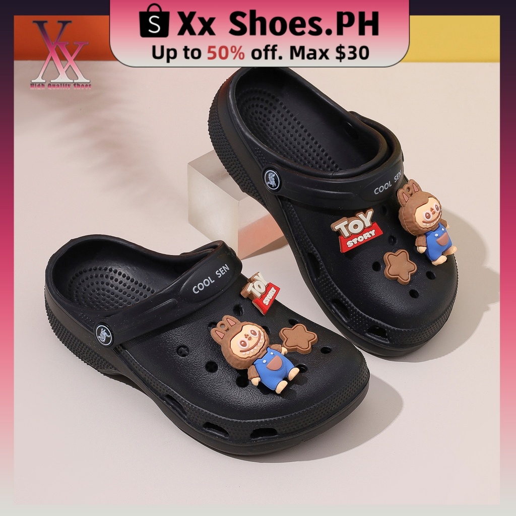 LABUBU Cartoon Pictures Slippers For Kids Girls Csaual Sandals For Kids ...