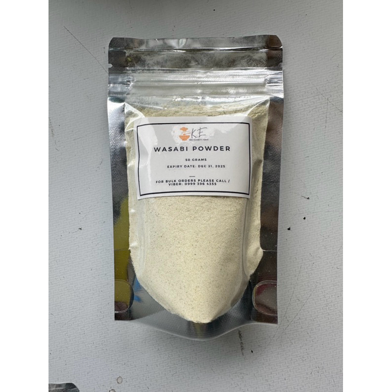WASABI POWDER 50 GRAMS | Shopee Philippines