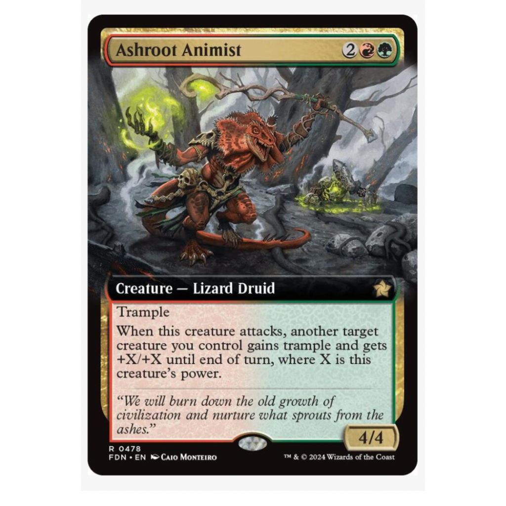 Ashroot Animist (Extended Art) - Foundations (FDN) | Shopee Philippines