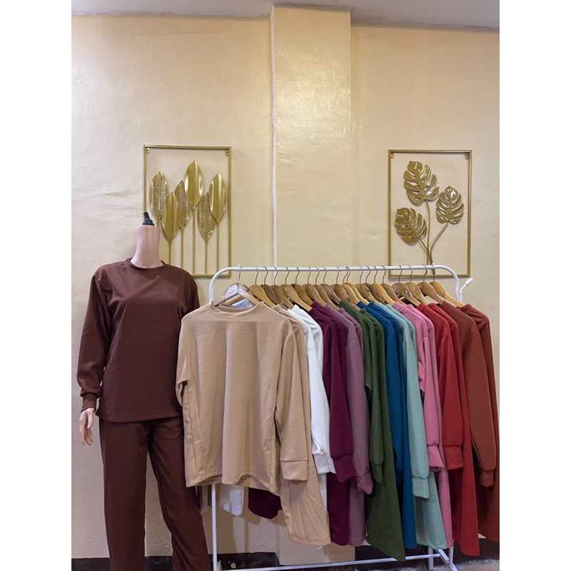 Waffa Terno Set (Waffle Cloth) | Shopee Philippines