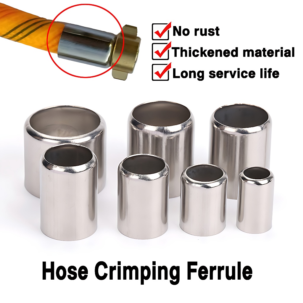 Power Spray Hose Crimping Ferrule for Pressure Washer Air Compressor ...