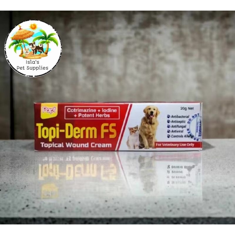 Topi-Derm FS 20g (Cotrimazine + Iodine + Potent Herbs) Topical Wound ...