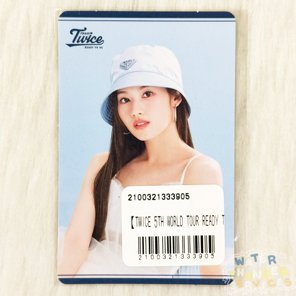 TWICE SANA Ready to Be Japan 5th World Tour Photocard Sticker Bucket ...