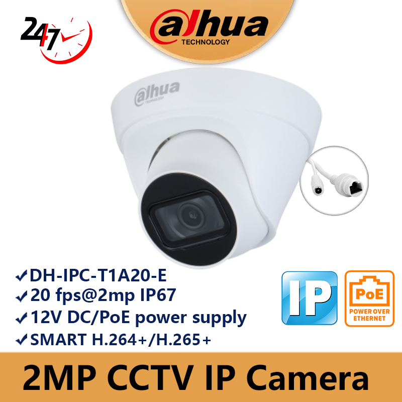 Dahua HD 2MP CCTV IP Camera Outdoor Waterproof Eyeball Wired WDR ...