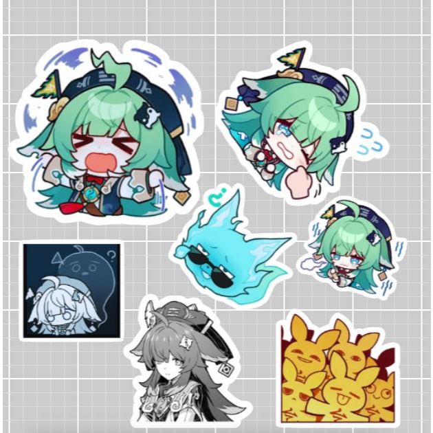 Honkai Star Rail Matte Waterproof Huohuo Sticker | Shopee Philippines