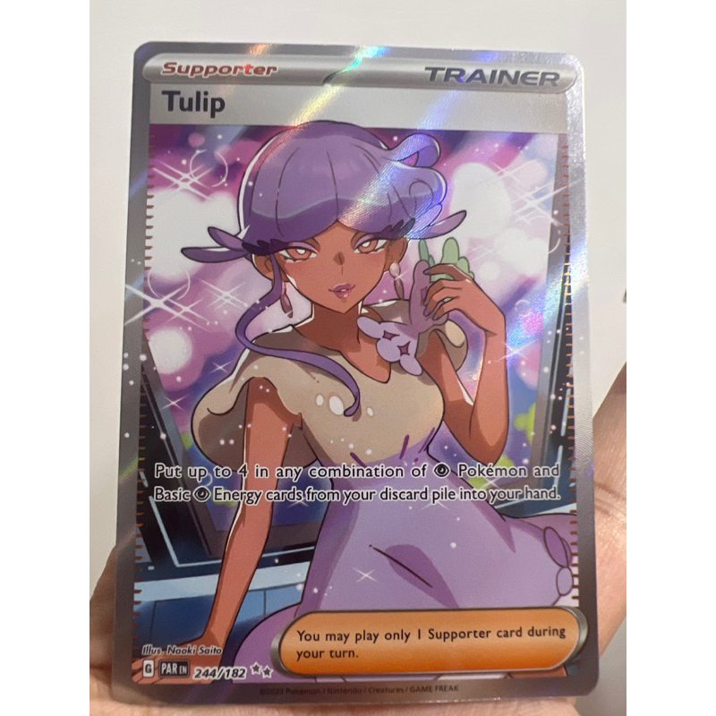 Tulip - 244/182 - Full Art Secret Rare Scarlet & Violet: Paradox Rift ...