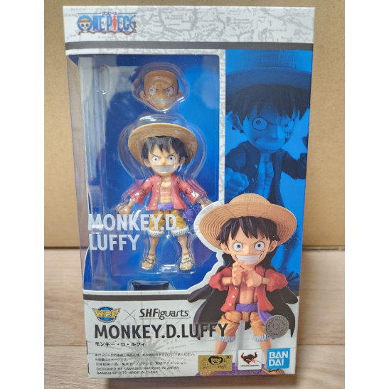 Authentic TAMASHII NATIONS World Collectible Figure x S.H.Figuarts ONE PIECE Monkey D. Luffy ...