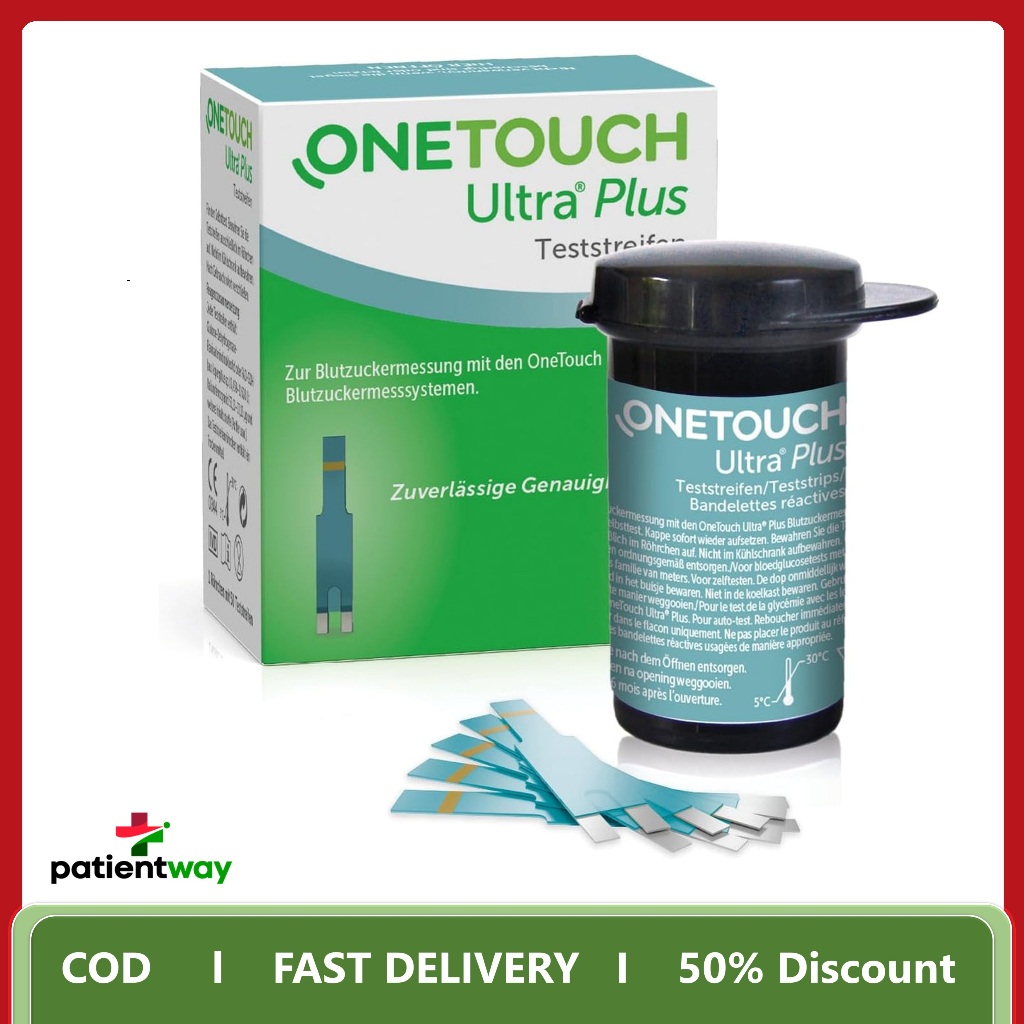 One Touch Ultra Plus Test Strips 25s or One Touch Ultra Plus Flex ...