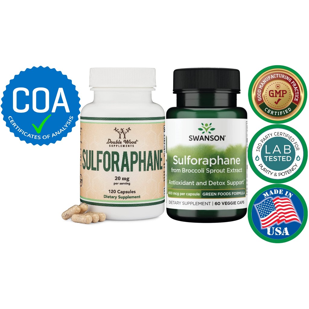 Activated Sulforaphane 120/60 Caps Broccoli Seed Super Extract ...