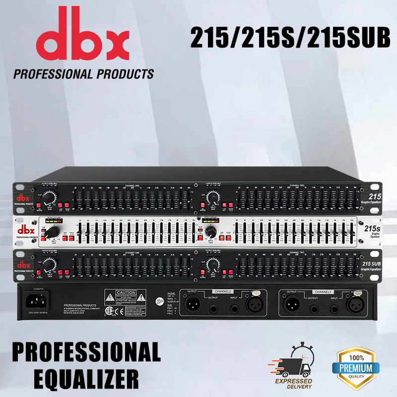 DBX EQ231/231S/215/215SUB/231SUB Dual Channel 31 Frequency Band 2 Series the best sound ...