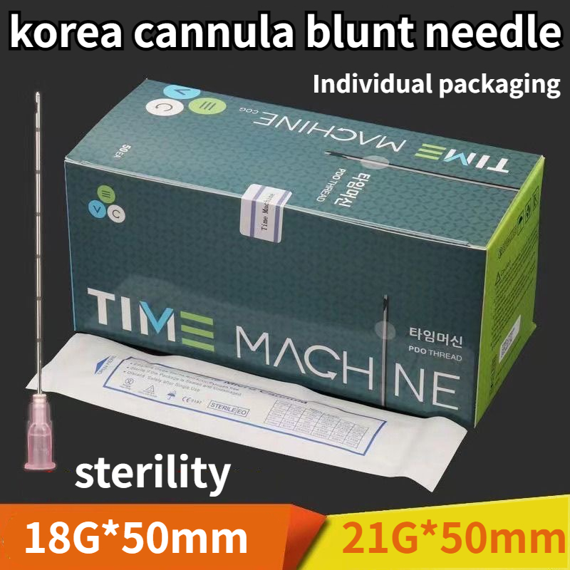 50pcs/box 18G50mm 21G50mm korea Blunt Tip Cannula Needle For Filler ...