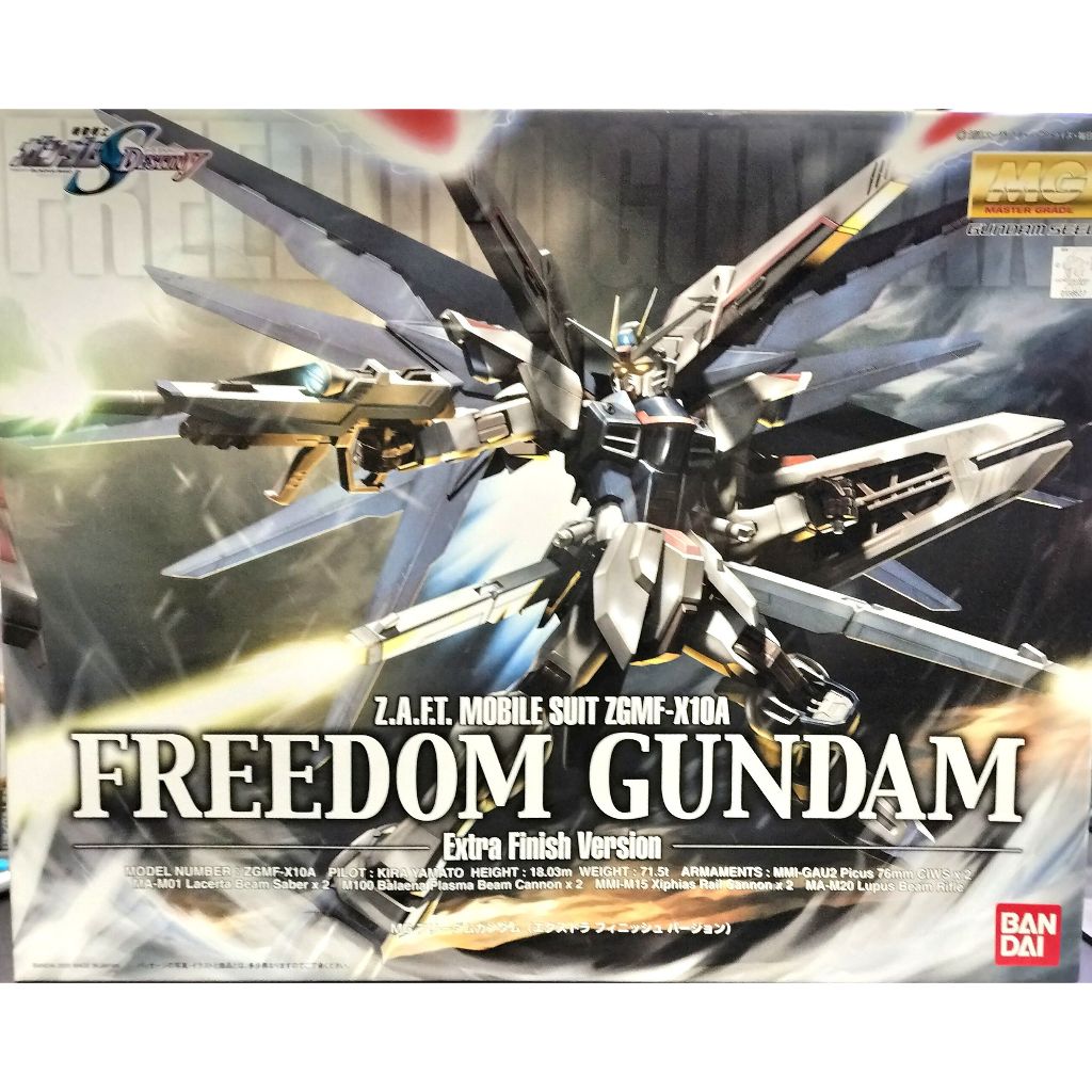 [Direct from Japan] BANDAI MG FREEDOM GUNDAM EXTRA FINISH Ver GUNPLA ...