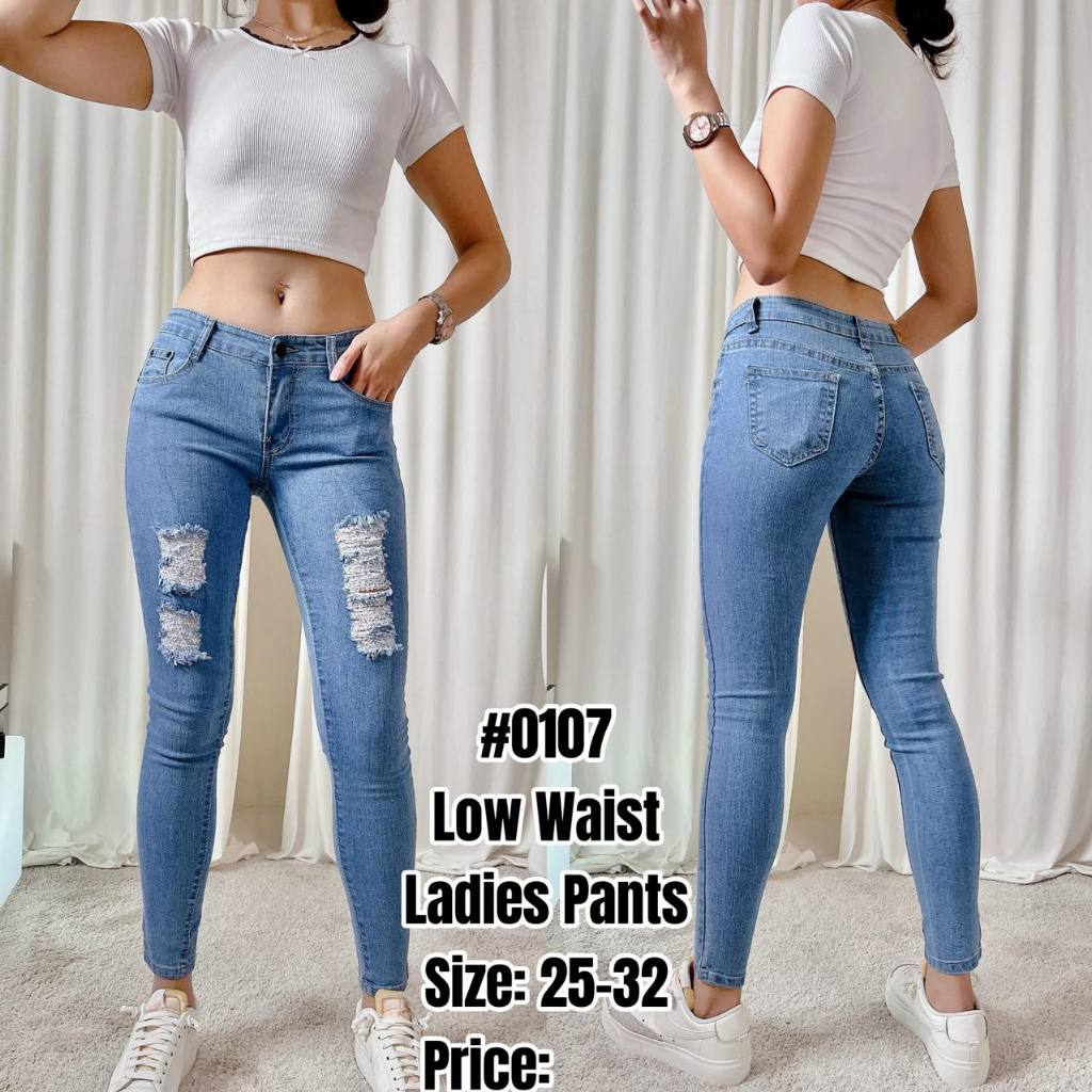 2 colors jeans denim maong jeans skinny pants stretchy fashion for ...
