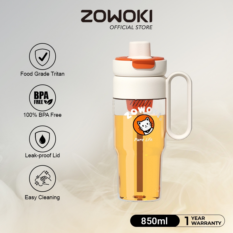 Zowoki LS2313 Tritan Bottle Ice Blended Tumbler Water Bottle (850ml) | Shopee Philippines
