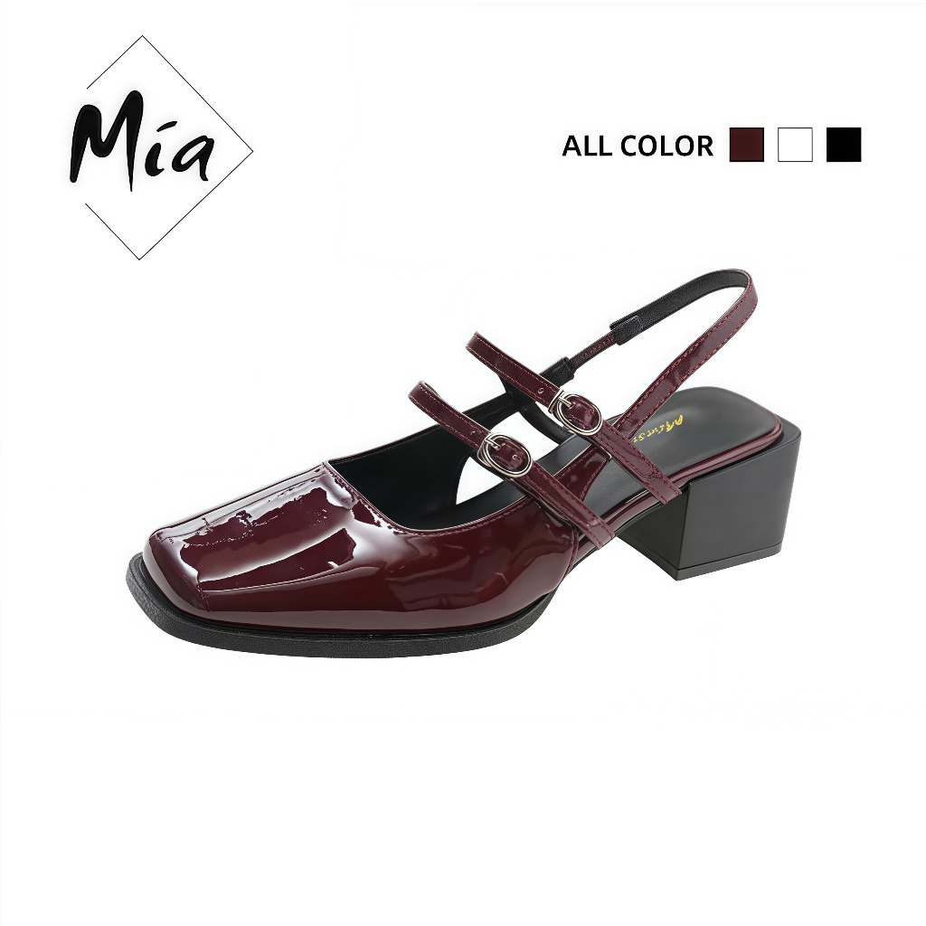 MIA Sandals for Women Medium Square Toe Mary Jane Women's Shoes New Arrival | Shopee Philippines