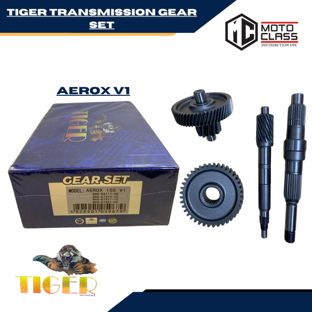 TIGER TRANSMISSION GEAR SET AEROX 155 V1 | Shopee Philippines