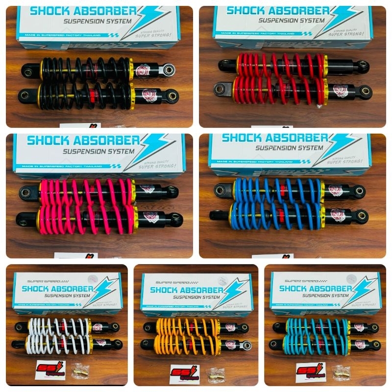 SUPERSPEED SHOCK 310MM FOR HONDA xrm/wave (blue box) | Shopee Philippines