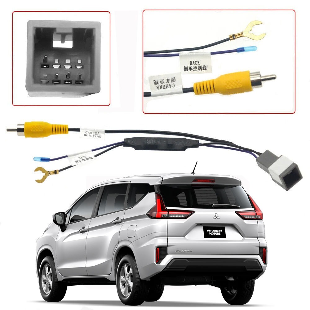 Mitsubishi Xpander Car Video Output back camera Adapter 8Pin Socket for ...