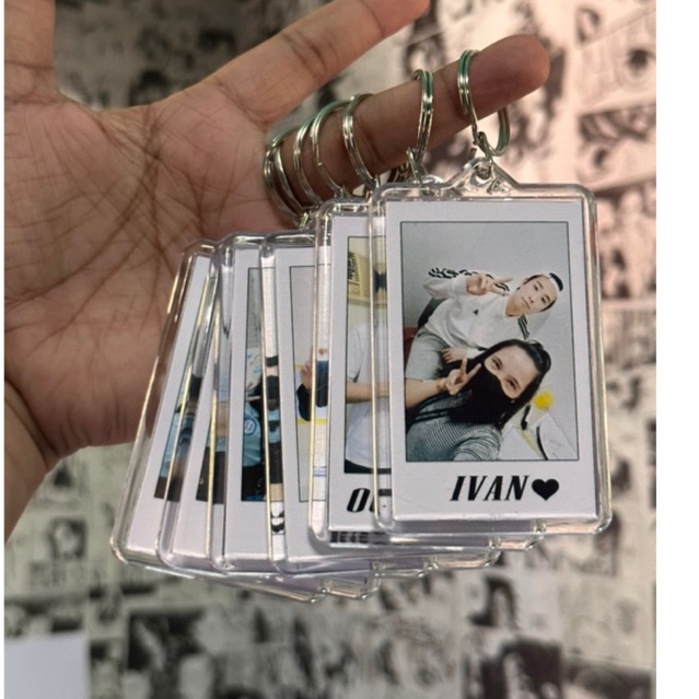 Customized Polaroid Acrylic Keychain With Your Desired Picture / Image ...