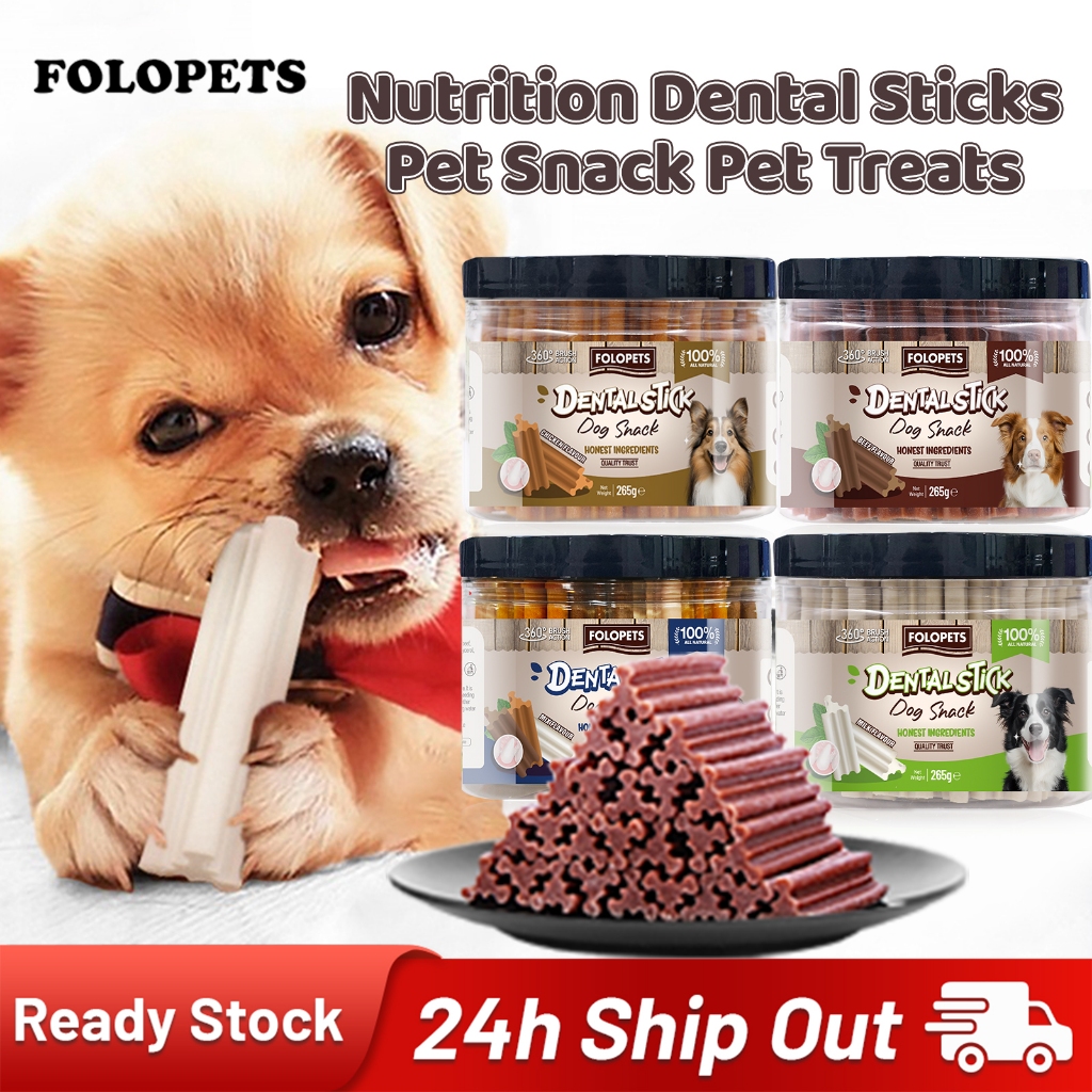 FOLOPETS 265g Pet Treats Nutrition Dental Sticks Dog Puppy Snack Pet ...