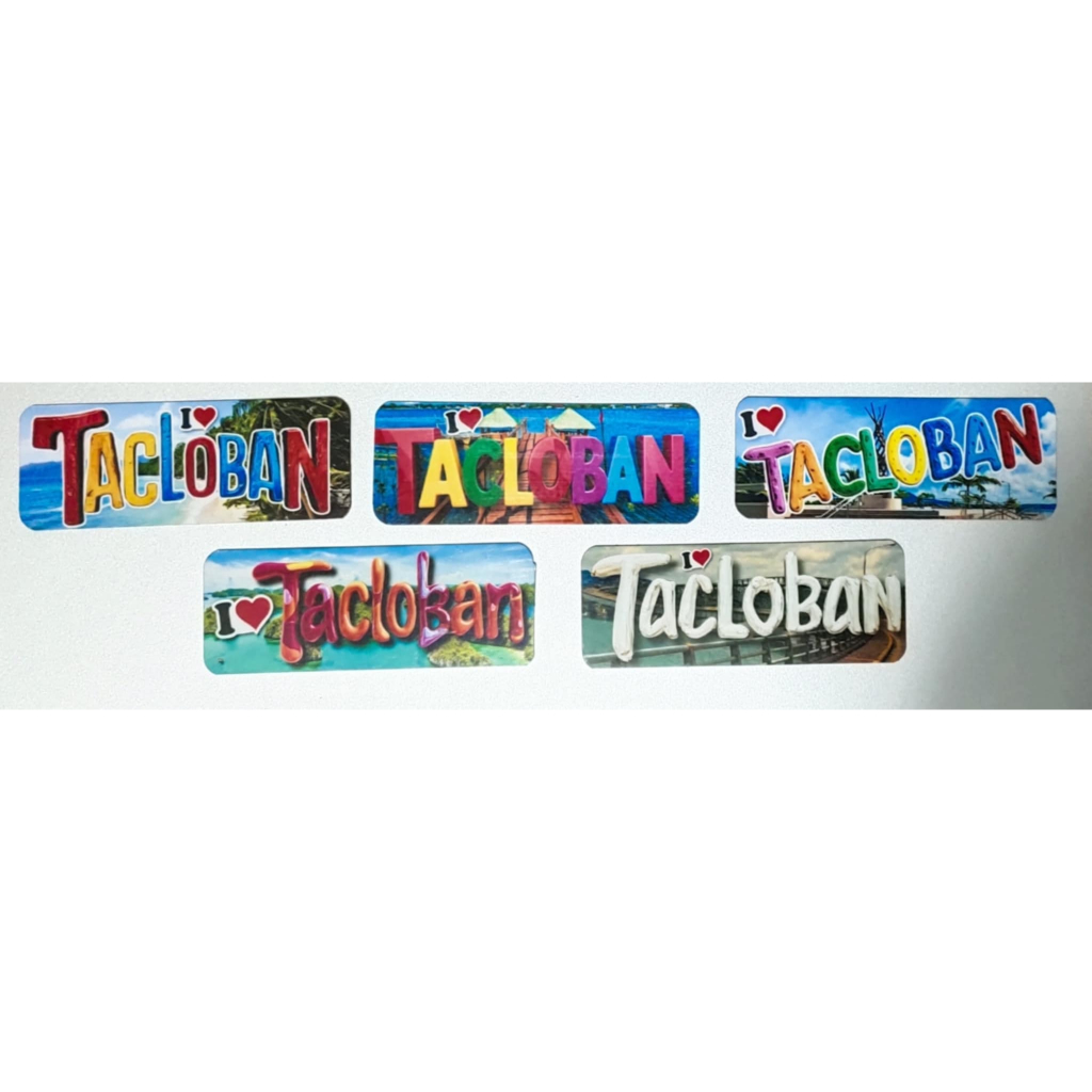 Rectangle Rubber Ref Magnet Souvenir - I Love Tacloban Design | Shopee ...