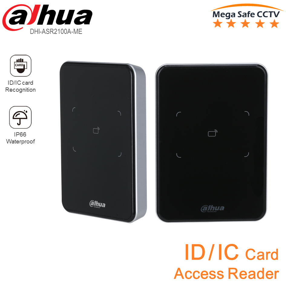 Dahua DHI-ASR2100A-ME ID/IC Access Control Card Reader Indoor/Outdoor ...
