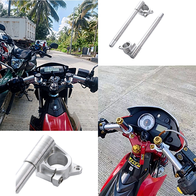 nui handle bar alloy 2pcs for raider 150 carb/fi - rust and fade ...
