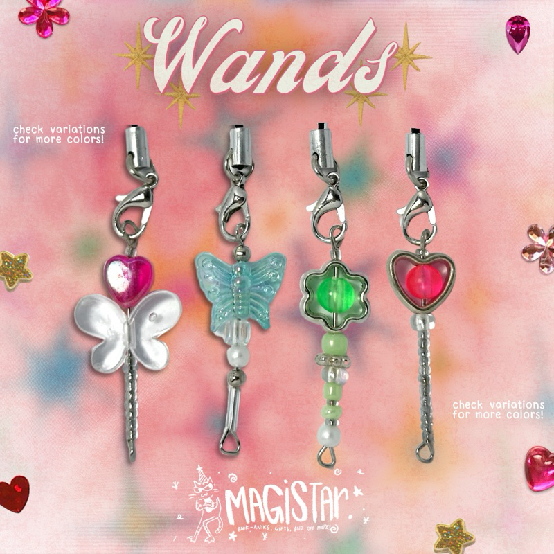 WANDS Phone Keychain Charm by MAGISTAR - Gifts and Accessories | Shopee ...